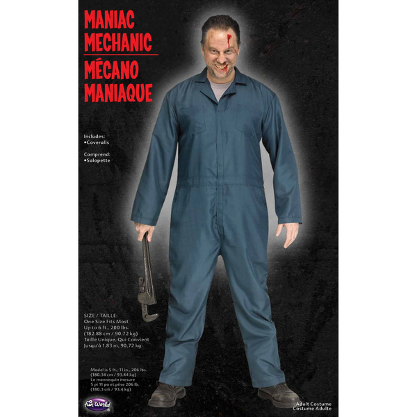 Maniac Mechanic - Adult - Ultimate Party Super Stores