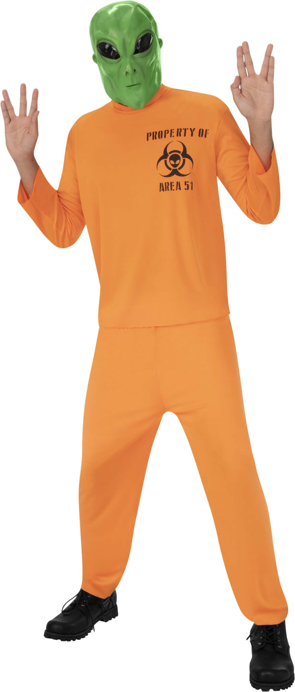 Mens Area 51 Alien Escapee Costume - Ultimate Party Super Stores