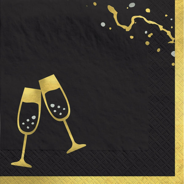 Hello NYE Beverage Napkins - Ultimate Party Super Stores