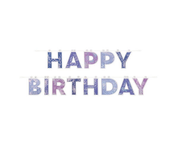 Confetti Filled "Happy Birthday" Letter Banner - Ultimate Party Super ...