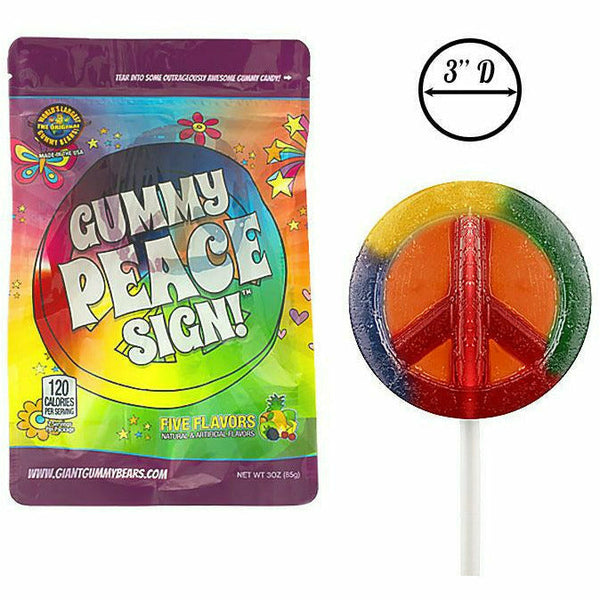 GGB GUMMY PEACE SIGN - Ultimate Party Super Stores